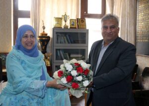 Dr Tehmina assumes charge as Principal Islamia College of Science ...